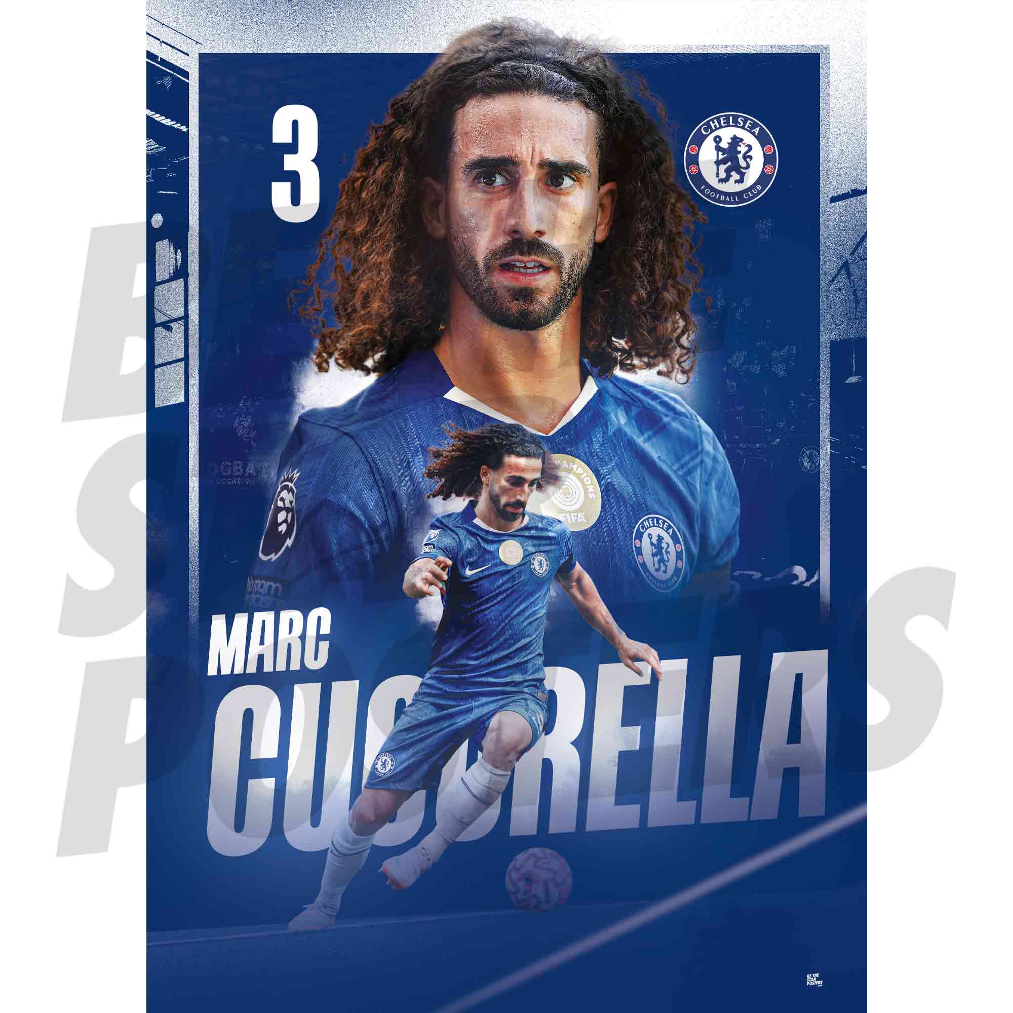 Chelsea FC | Marc Cucurella 25/26 Action Poster | Official Print | BTS ...