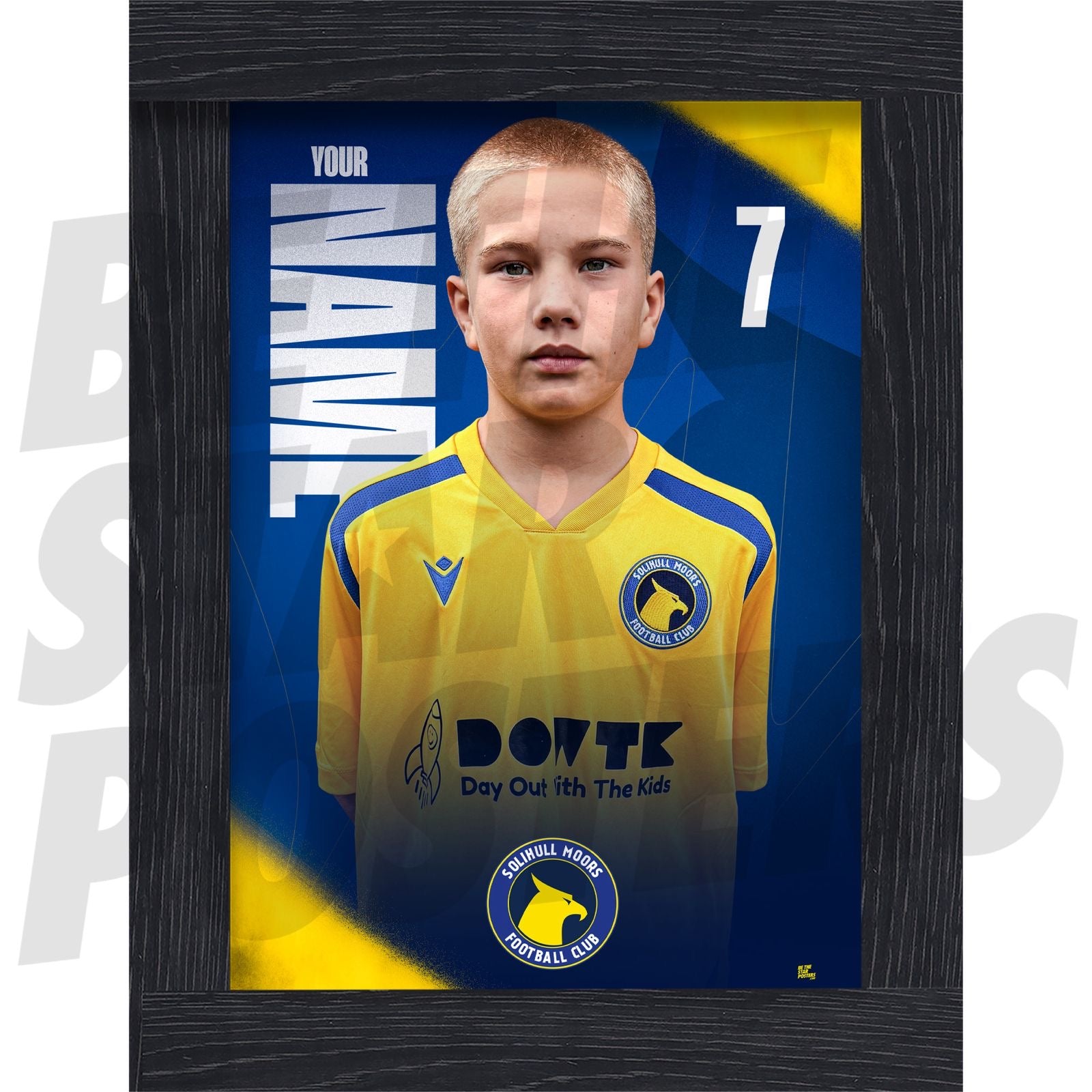 Solihull Moors FC Personalised Framed Poster – Be The Star Posters Store