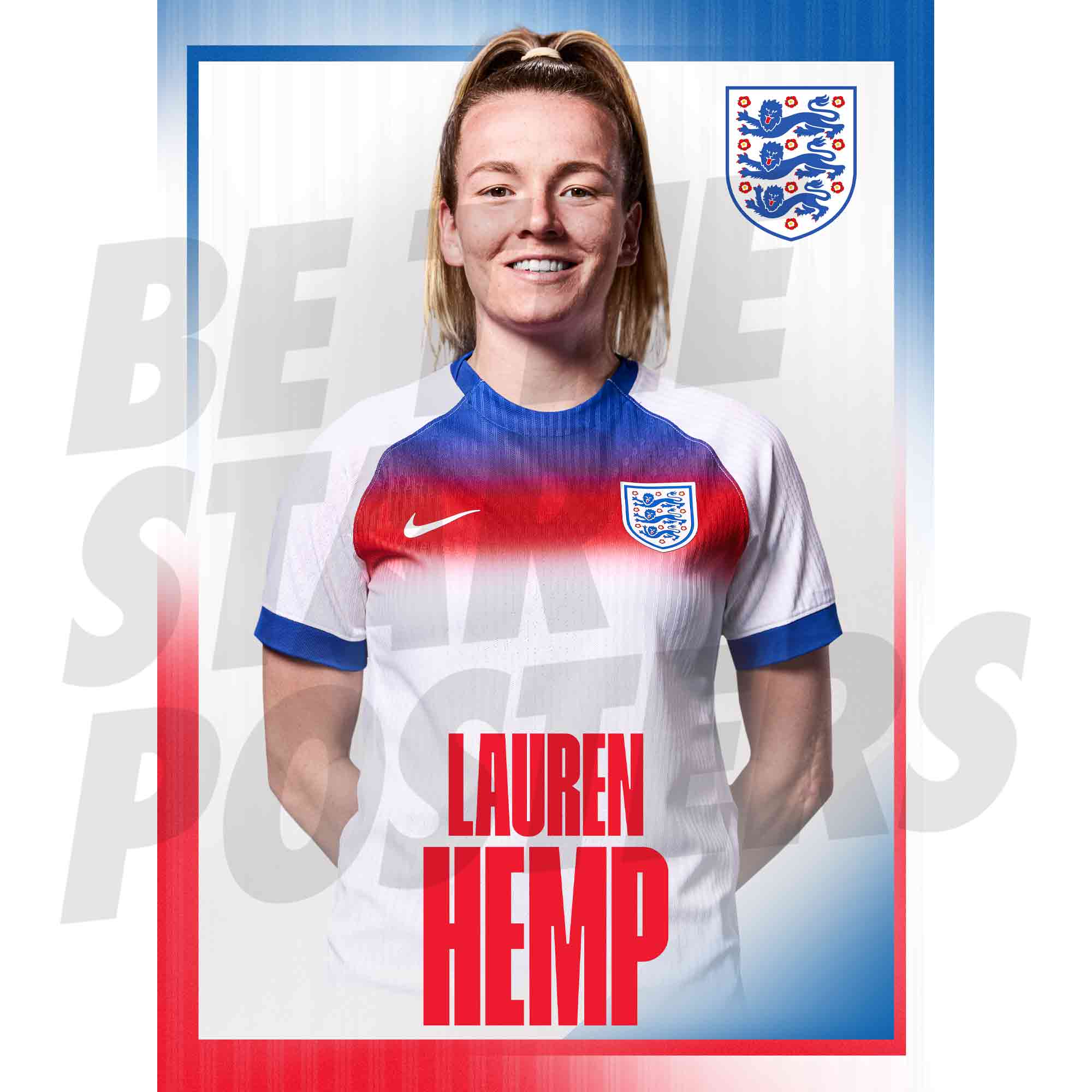 Lionesses | Hemp 25/26 Home Headshot Poster | Be The Star Posters – Be ...