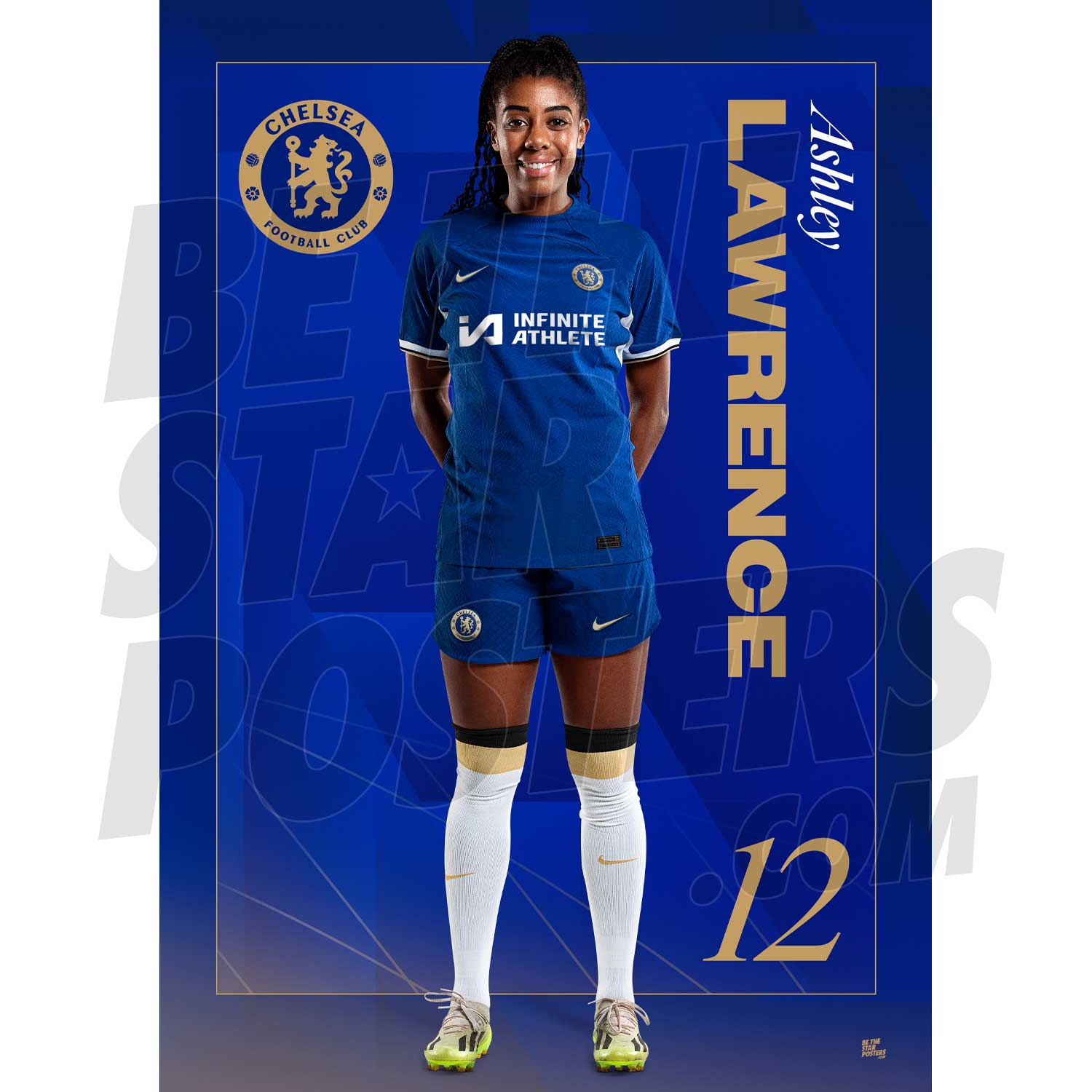 Chelsea FC | Lawrence 23/24 Headshot Poster | Be The Star Posters – Be ...